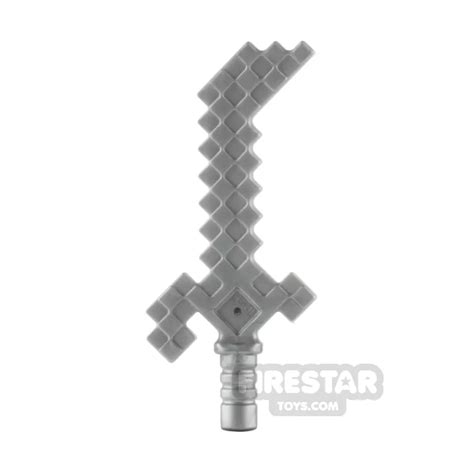 Lego Minifigure Weapon Pixelated Minecraft Cutlass