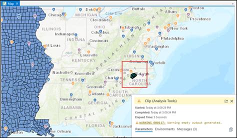 Problem The Clip Tool Generates Empty Output In Arcgis Pro