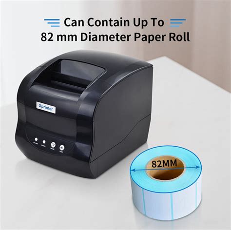 xprinter 365b 열전사 라벨 프린터 바코드 스티커 영수증 프린터 20 80mm 2 in 1 인쇄기 지원