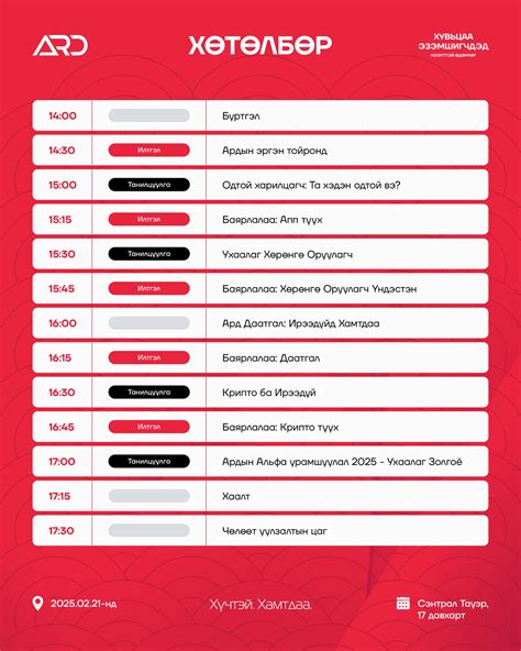 Ard Financial Group 📚Хөтөлбөр Хувьцаа Эзэмшигчдэд нээлттэй өдөрлөг