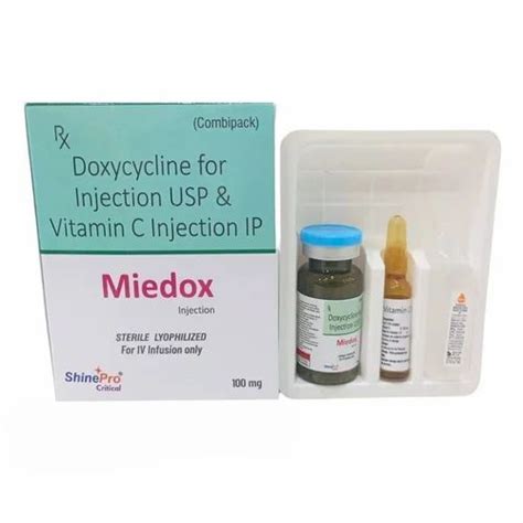 Doxyguard Doxycycline For Injection USP Vitamin C Injection IP 100mg At 299 Vial In Nagpur