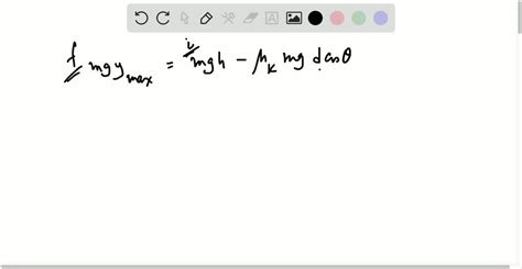 SOLVED A Block Slides Down A Curved Frictionless Track And Then Up An Inclined Plane As In