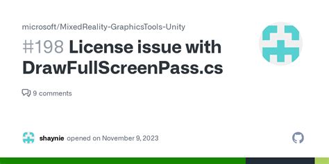 License Issue With DrawFullScreenPass Cs Issue Microsoft MixedReality GraphicsTools