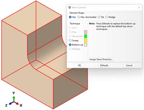 3d Meshing In Abaqus Cae Fidelis Engineering Associates