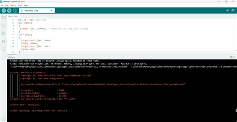 Ask About Error Uploading Arduino Forum