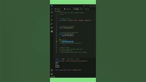 Javascript Foreach Explained 👇😲 Youtube