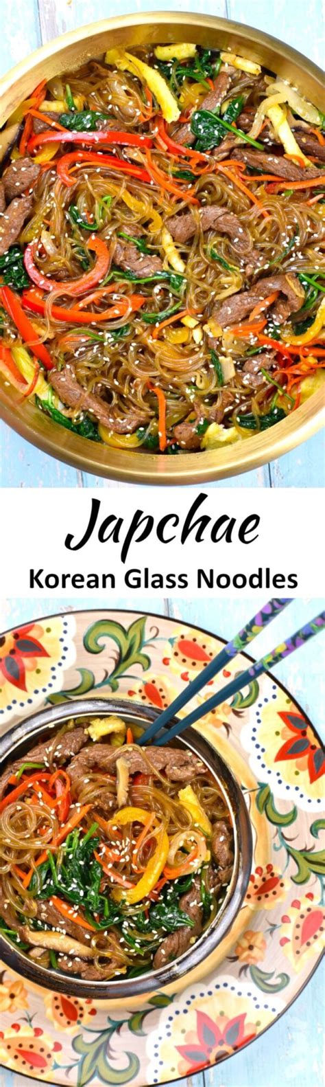 Japchae Korean Glass Noodle Stir Fry Gypsyplate