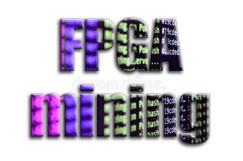 Fpga Mining The Inscription Has A Texture Of The Photography Which Depicts The Green Binary