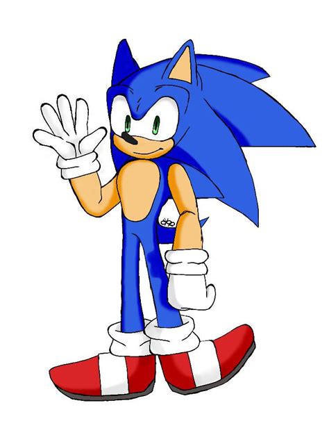 Sonic Pose Test New Art Style By Ypp Arts0011 On Deviantart