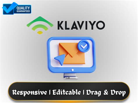 Fully Responsive Editcable Drag Drop Advance Klaviyo Email Template Upwork