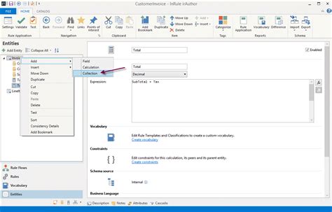 Define Schema Inrule Technology