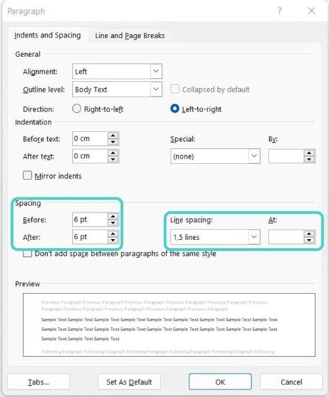 Formatting Font Line Spacing And Alignment Hausarbeiten