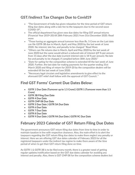 SOLUTION Gst Return Due Date Gstr B Studypool