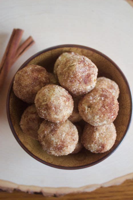 No Bake Snickerdoodle Cookie Dough Snack Bites
