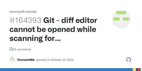 Git Diff Editor Cannot Be Opened While Scanning For Repositories