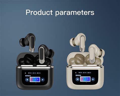Smart Lcd Touchscreen Bluetooth 53 Earbuds Waterproof Wireless Sport