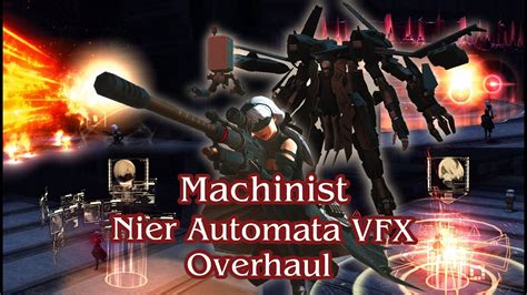 Ffxiv [mch] Nier Automata Machinist Ability Vfx Mod Youtube