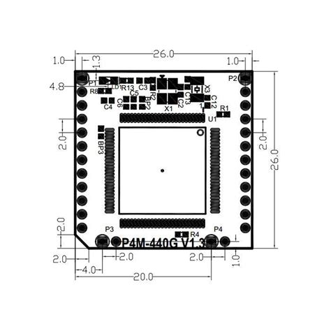 P4m 440g Serial Mqtt Ethernet Module With Evaluation Board Kit Envistia Mall