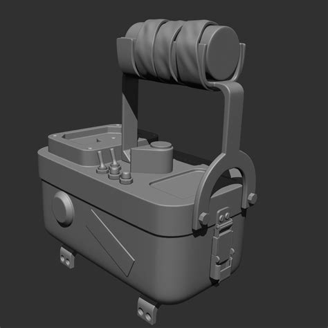 Artstation Geiger Counter Highpoly Game Assets