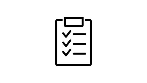 Check List Flat Linear Vector Icon Illustration Vector Art At Vecteezy
