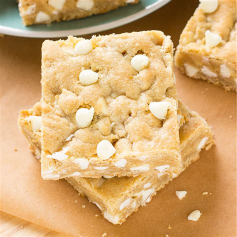 White Chocolate Blondies Deliciously Sprinkled
