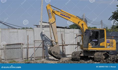 Komatsu Excavator Editorial Photo 93179503