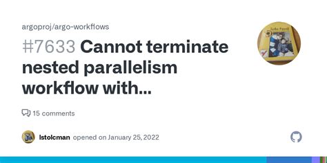 Cannot Terminate Nested Parallelism Workflow With Synchronization