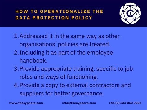How To Write A Gdpr Data Protection Policy Free Template