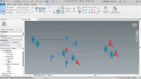 Solved Adaptive Points Frame Collapse After Adding Reference Lines Autodesk Community