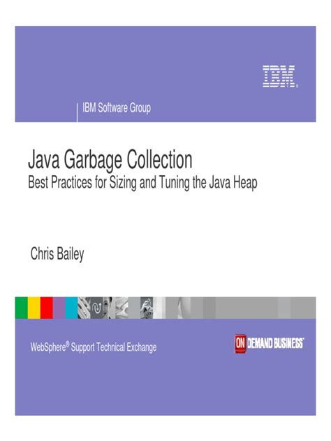 Ibm Java Garbage Collection Tuning Pdf Java Programming Language