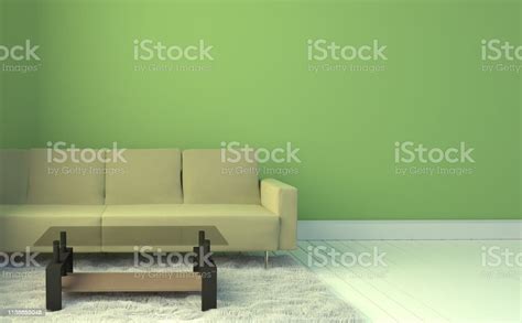 노란색 소파와 카펫 밝은 파란색 벽 배경으로 거실 인테리어 3d 렌더링 소파에 대한 스톡 사진 및 기타 이미지 소파 0명 가구 Istock