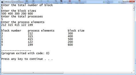 Github Shadabskdynamic Partitioning Algorithm Best Firfirst Fit