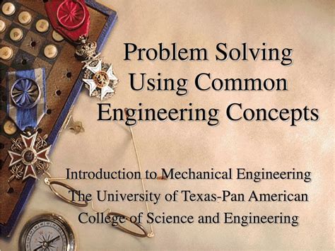 PPT Problem Solving Using Common Engineering Concepts PowerPoint Presentation ID