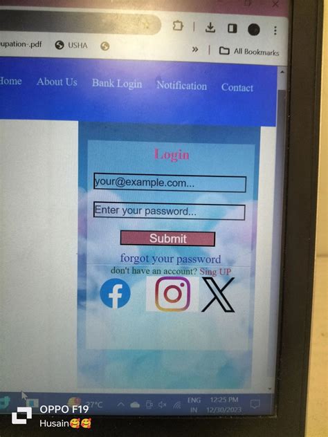 Ashraf Husain On Linkedin Practice Login Page Htmlcss
