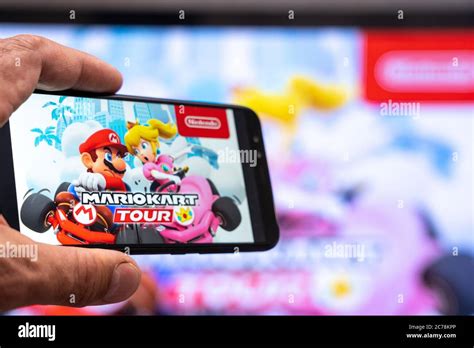 Los Angeles California Usa May 29 2020 Smartphone With The Game