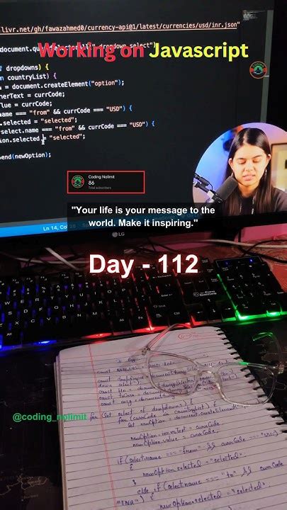 Day 112 Challenge 🎯 Javascript 👨‍💻 Codingnolimit Shorts