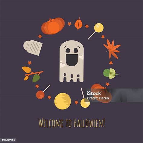 할로윈 유령 컨셉 포스터 할로윈에 오신 것을 환영합니다 가을에 대한 스톡 벡터 아트 및 기타 이미지 가을 겨울 스포츠 계절 Istock