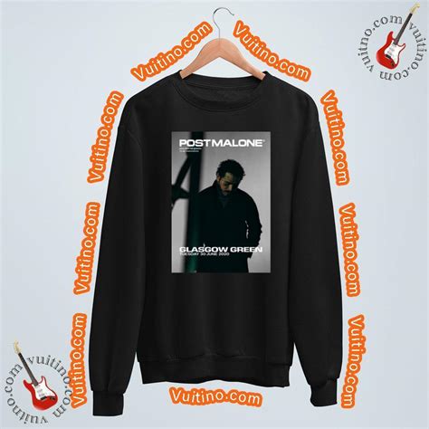Post Malone Runaway 2020 Tour Glasgow Green Print Shirt