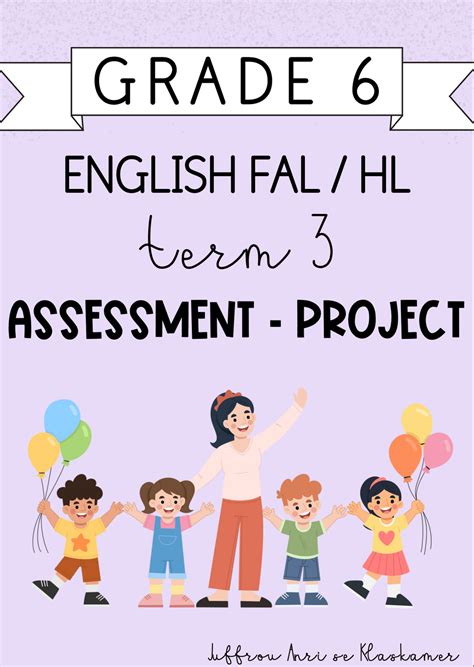 Grade 6 English Hl Fal Term 3 Project 2024 Grade 6 English Hl Fal Term 3 Project 2024