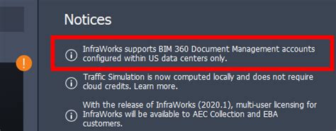 Cannot Publish Infraworks Model To Bim 360 Autodesk Community