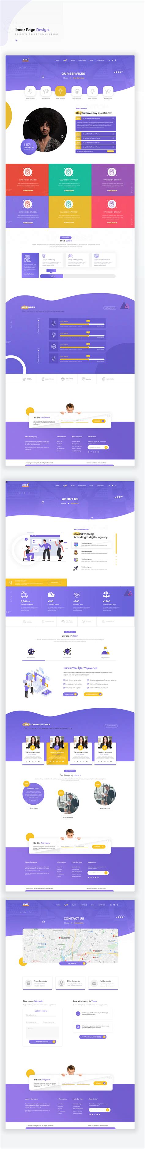 Creative Agency Ui Ux Design On Behance