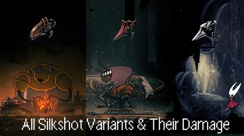 All Silkshot Variants Showcase Hollow Knight Silksong Youtube