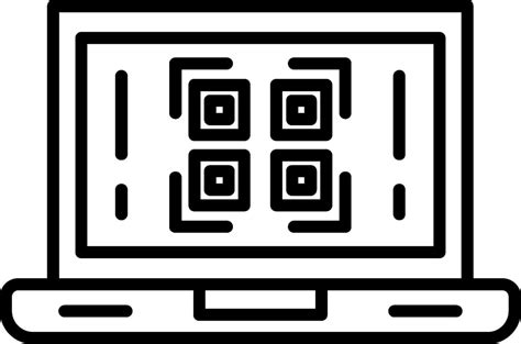 Online Qr Code Line Icon 43260368 Vector Art At Vecteezy