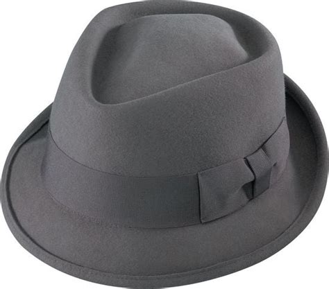 Henschel Soft Wool Felt Diamond Crown Fedora Hat