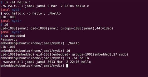 Setuid Permissions In Linux