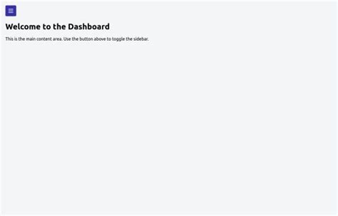 Responsive Sidebar Tailwind Css Example