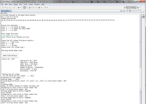 Ccsbeaglebk Beaglebone Black Nand Programming Error Processors