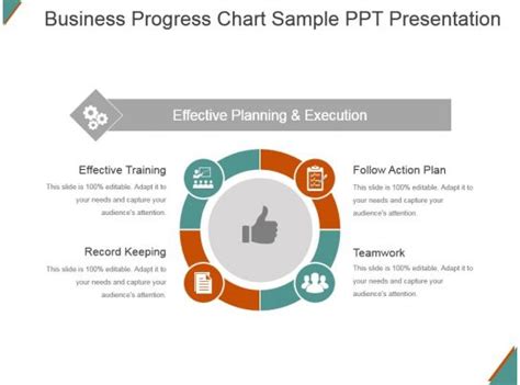 Progress Chart Slide Team