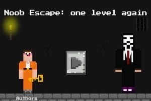 Play Noob Escape One Level Again FREE Free Online Game
