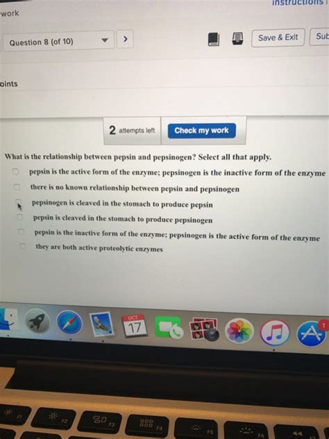 Solved What Is The Relationship Between Pepsin And